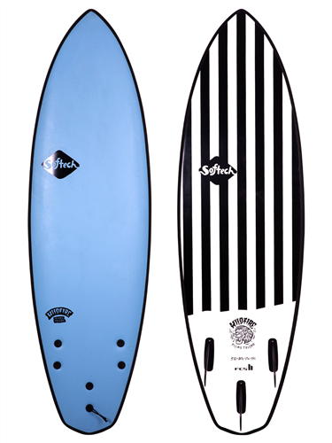 Softech Surfboards Toledo Wildfire Soft Surfboard, Striped | Underground Surf