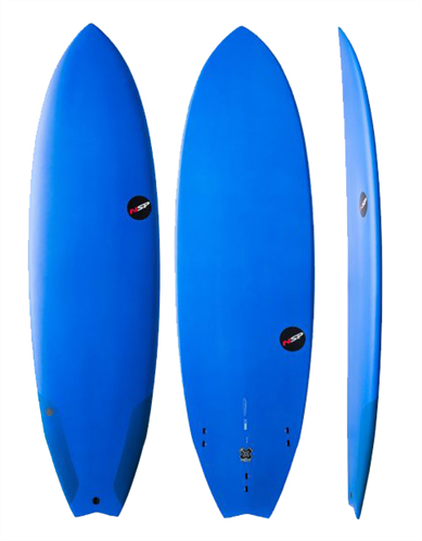 Nsp Protech Epoxy Fish Surfboard, Blue | Underground Surf