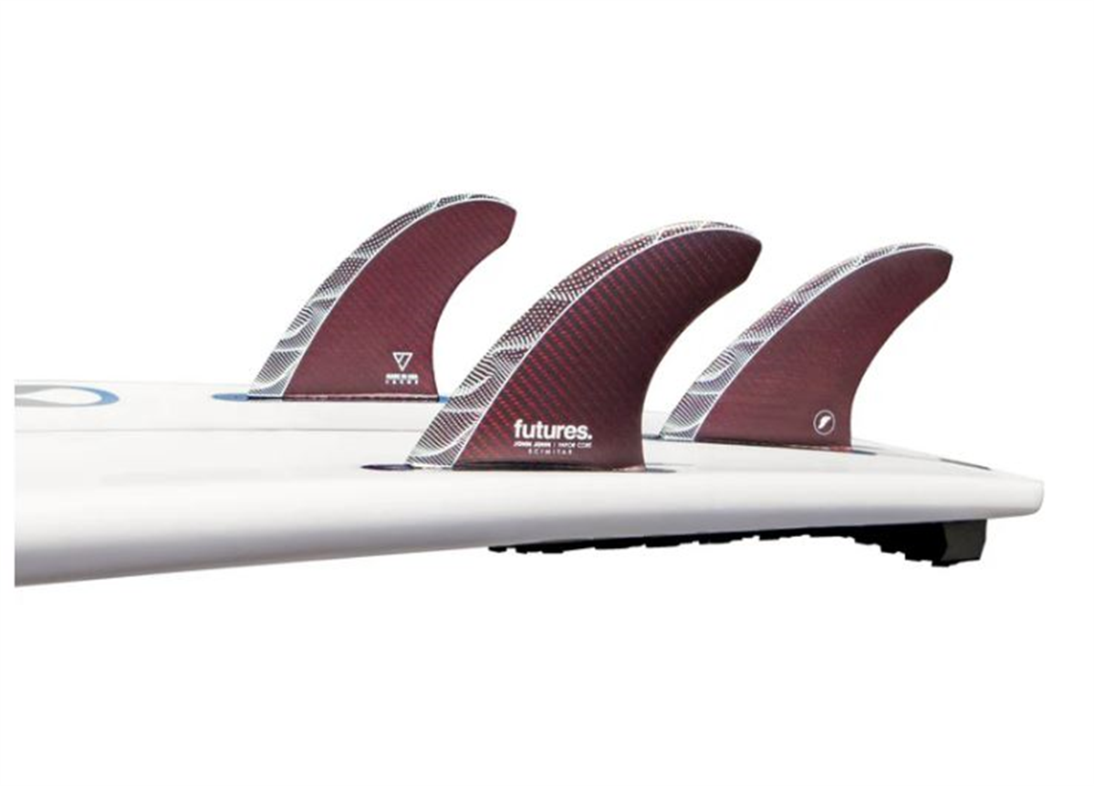 Futures John John Florence Vapor Core Scimitar Thruster Fin Set ...