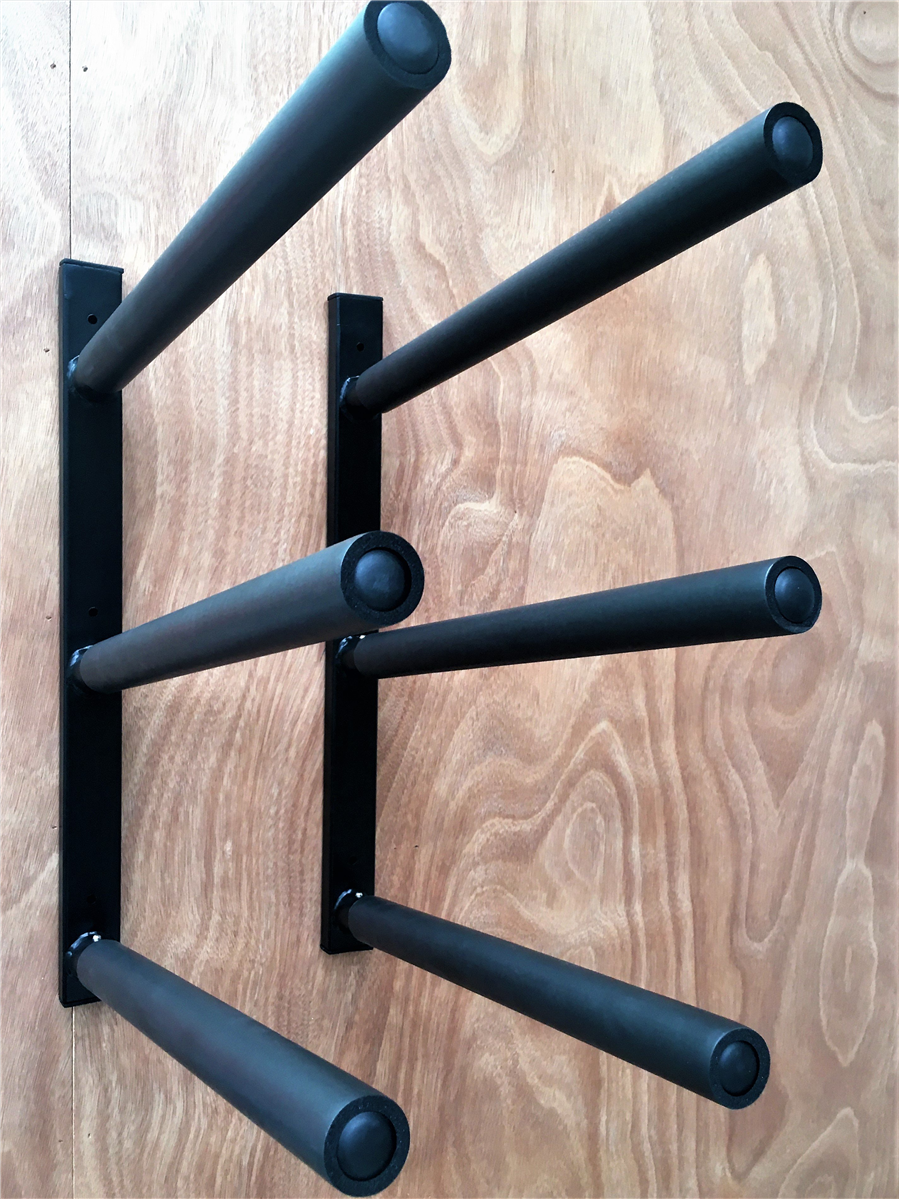 Curve Sup Wall Rack - Triple Steel | Underground Surf